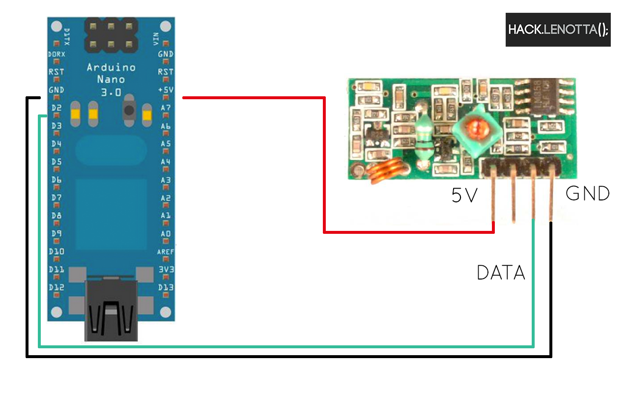 Arduino Raspberry Opening Gate And Garage Doors With Arduino 433mhz Module Hack Lenotta